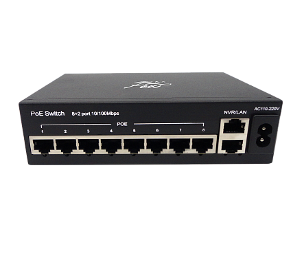 Коммутатор POE FOX FX-POE8.2 8 портов